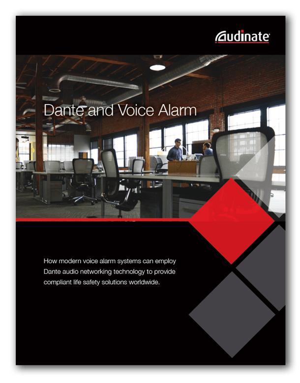 Dante Audio Networking in Paging and Voice Alarm | Audinate