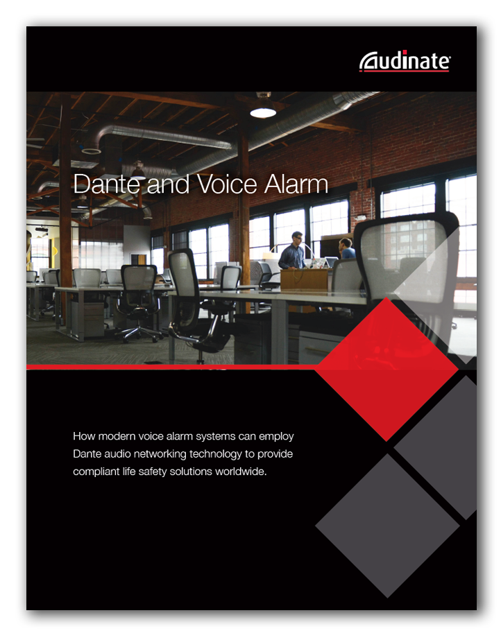 Dante Audio Networking in Paging and Voice Alarm | Audinate